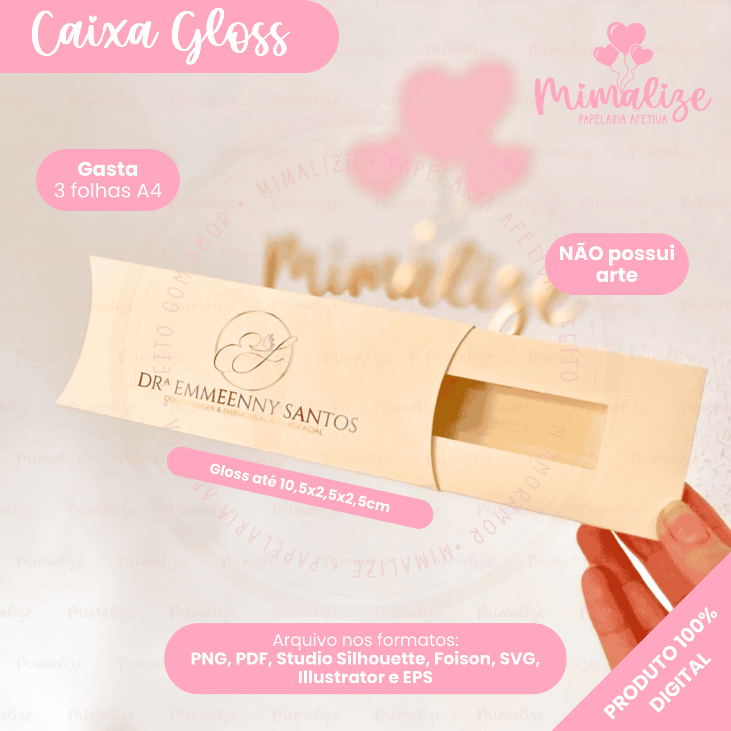 Caixa Gloss (MOLDE) – Mimalize